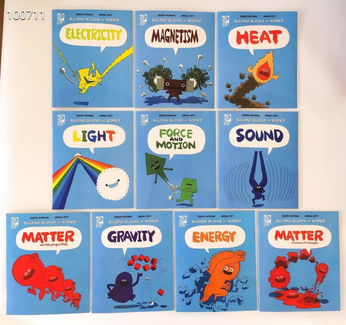 Building Blocks of Science：Physical/Life/Plant&Animal /Math Comic Book ...