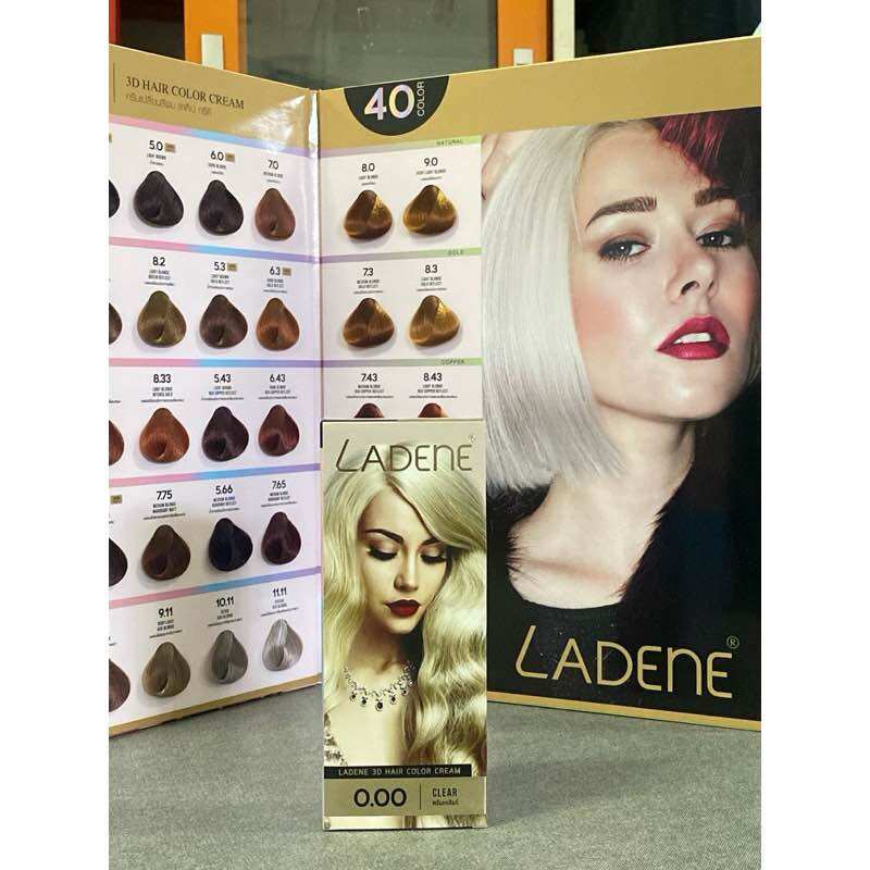 LADENEครีมเปลี่ยนสีผม ลาดีเน่ สีผมที่มีตัวบำรุงในตัว ผมไม่แห้งหลังทำสี ...