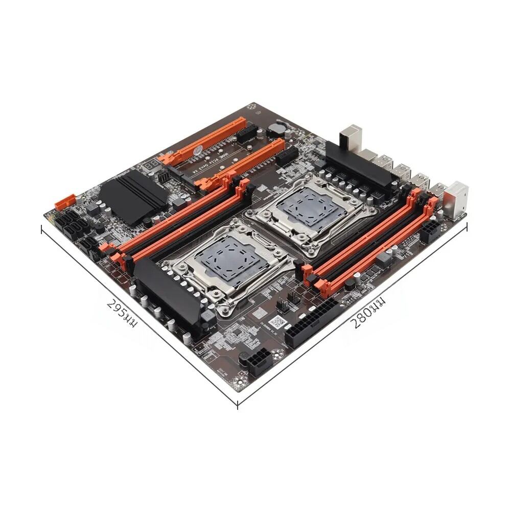 เมนบอร์ด X99 dual CPU M.2 LGA 2011 USB3.0 E-ATX V3 SATA3 8 DIMM DDR4 ...
