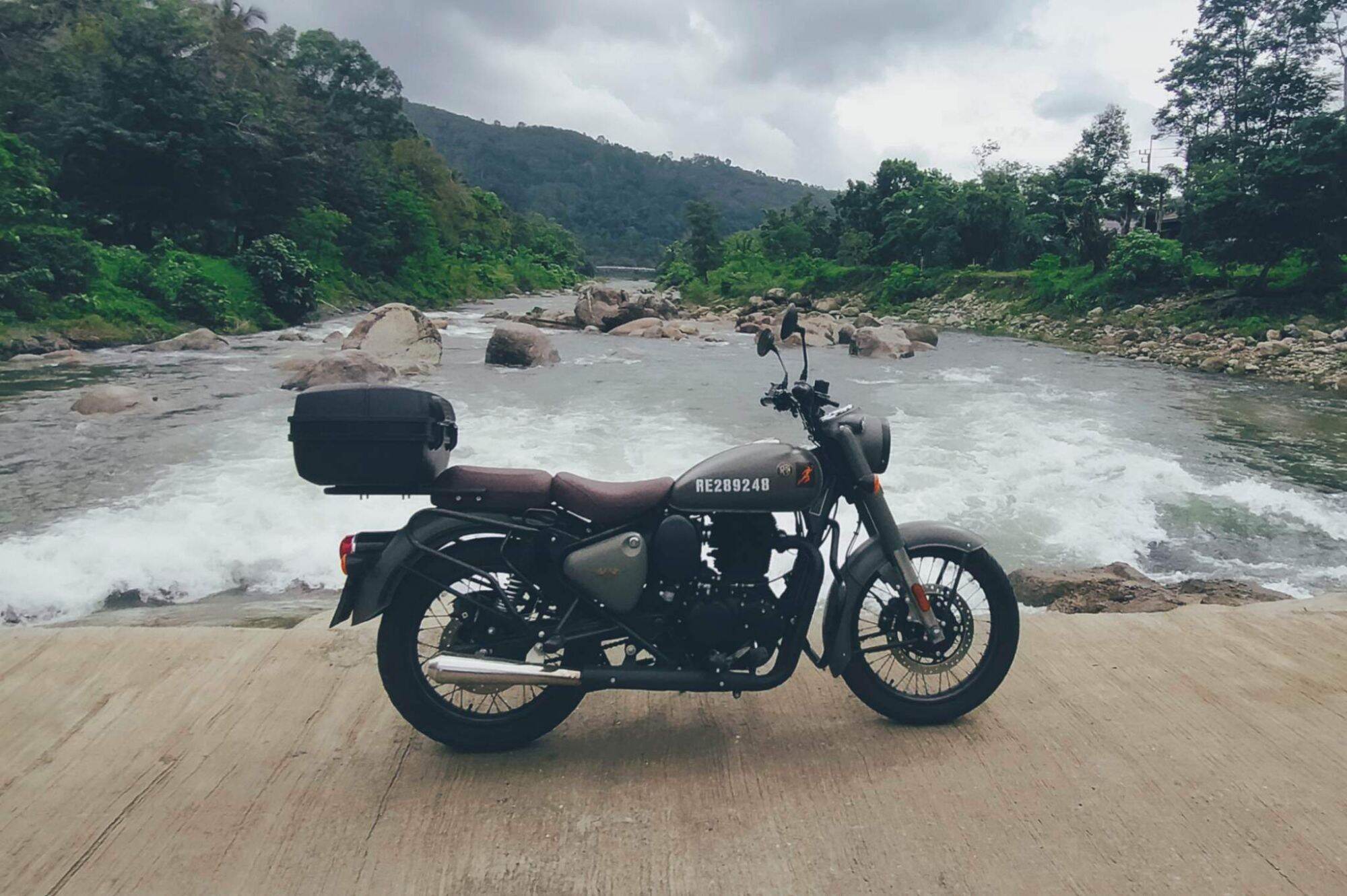 แร็คท้ายre350 classic รอยัล350คลาสสิค แร็คท้ายสำหรับre350ติดกล่องใหญ่ ...