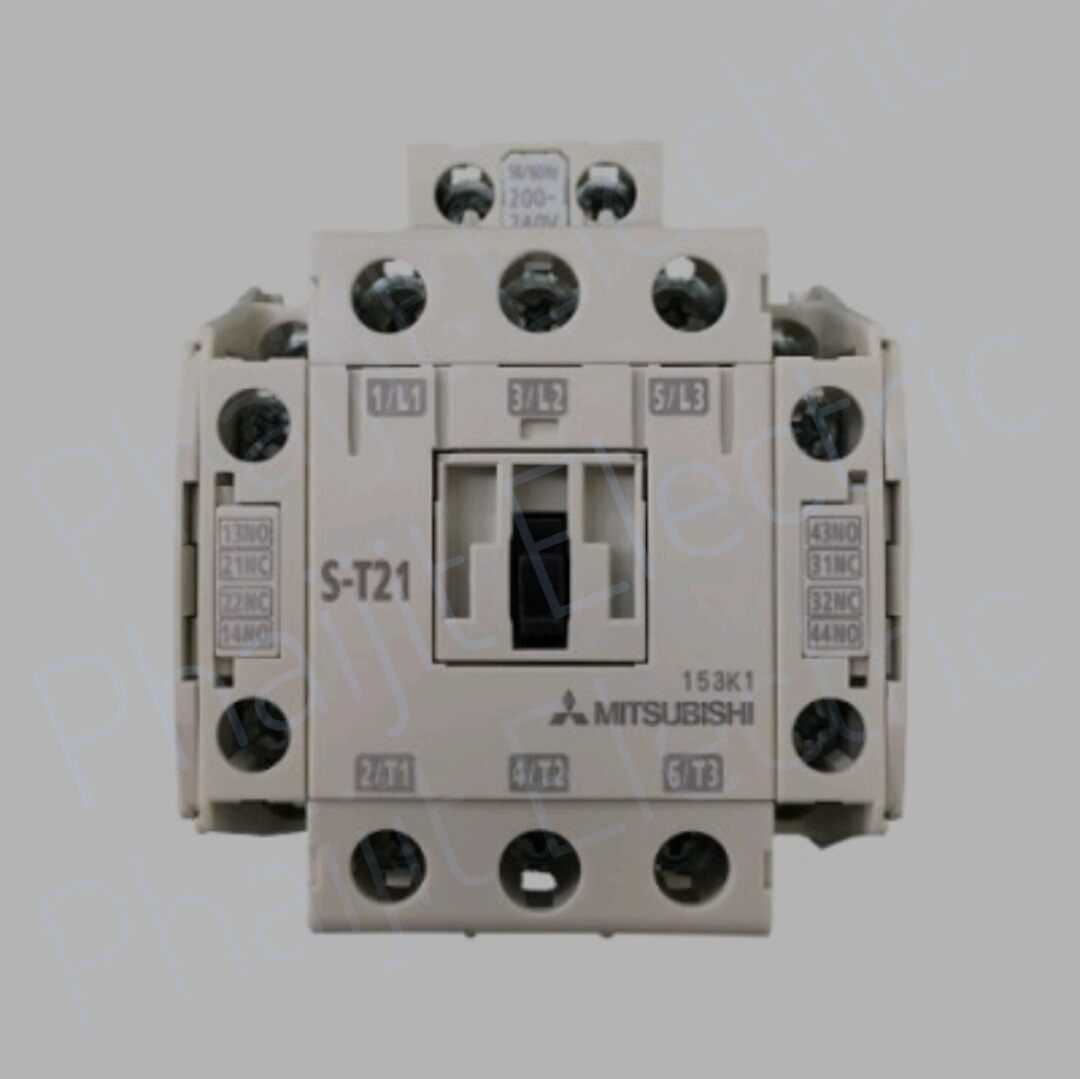 MITSUBISHI S-T21 แมกเนติก คอนแทกเตอร์ ST-21 Magnetic Contactor 220Vac ...