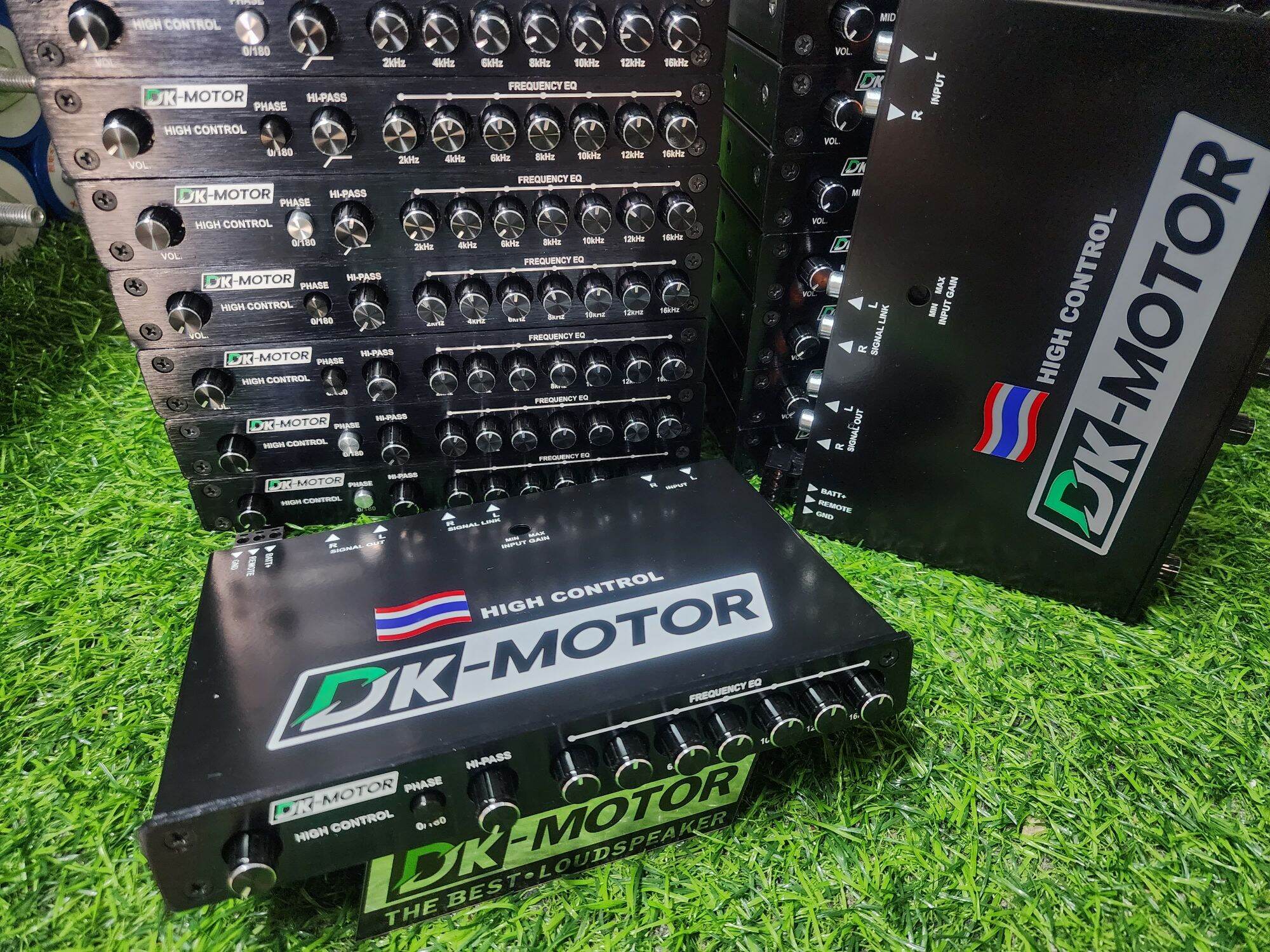 ปรี 7แบน 1way สำหรับ เสียงแหลม DK-MOTOR มีกลับเฟสได้ ตัดความถี่ได้ ปรี 7แบรน 1ทาง HIGH CONTROL ป ...