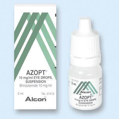 Azopt 5 ml Brinzolamide suspension น้ำยาหยอดตา ช่วยลดความดันตา exp 07/ ...
