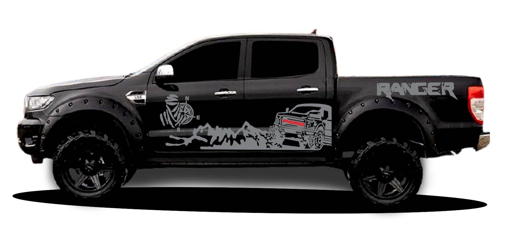 L-253 sticker ford ranger สติ๊กเกอร์แต่งรถ สติกเกอร์ภูเขา สติ๊กเกอร์ลาย ...