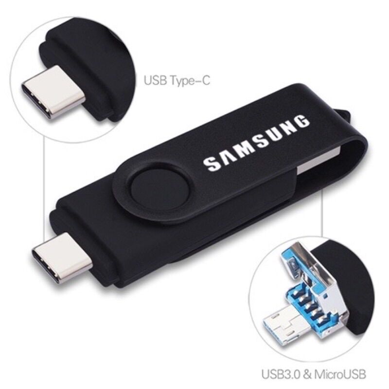 Samsung-pen drive 3 in 1 OTG 512GB for type wmicro usb memory ...