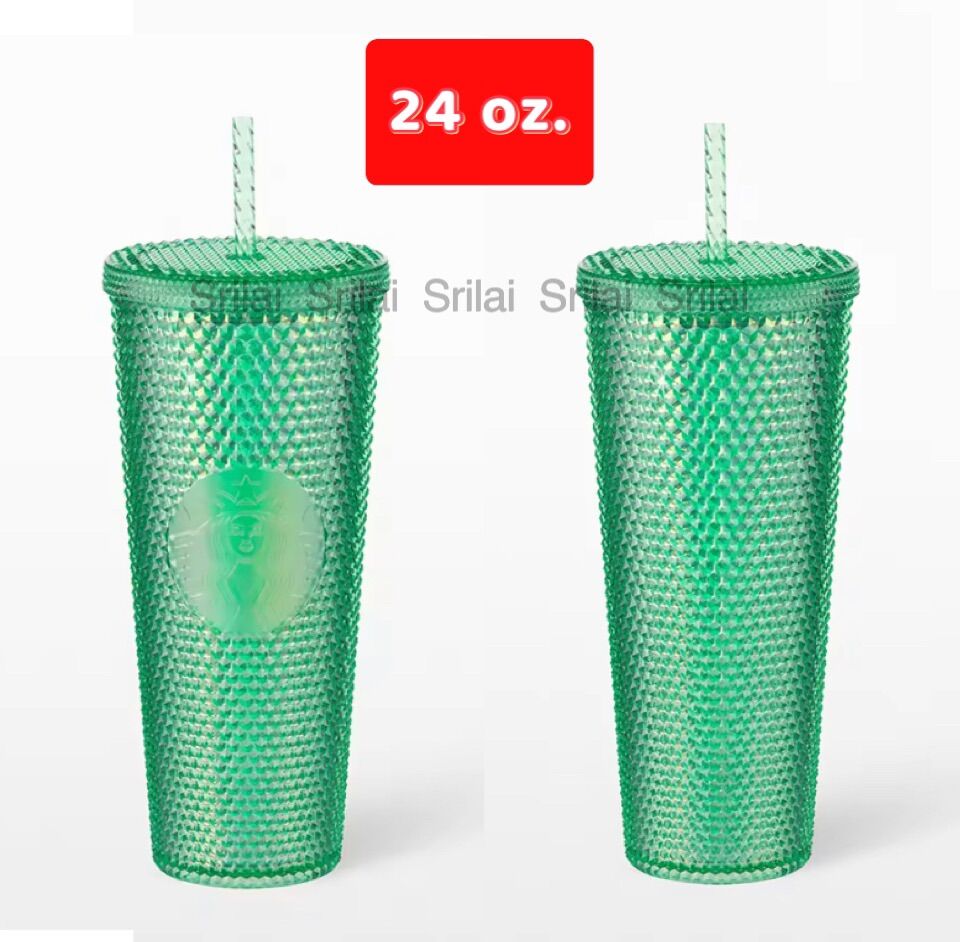 [ ️ ของแท้ 100% ] 🥤Starbucks Green Blink Cold Cup 24 oz. ทัมเบลอร์สตาร์ ...