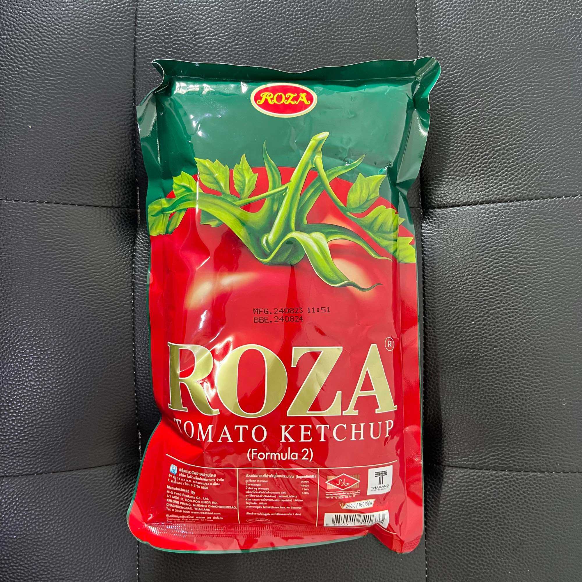 ซอส โรซ่า ซอสพริก (สูตร1) ซอสมะเขือเทศ (สูตร2) 1 กิโลกรัม Rosa Chilli ...