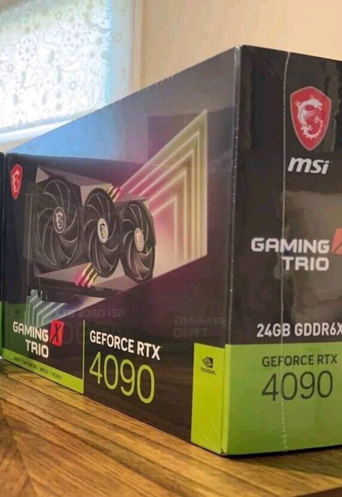 MSI GeForce RTX 4090 GAMING X TRIO 24GB GDDR6X Graphics Card - GAJE ...