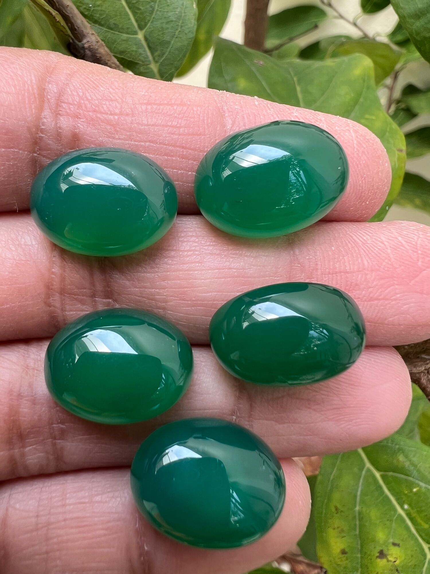 ยกเขียว พลอย สังเคราะห์ สี เขียวหยก พม่า SYNTHETIC JADE BURMA GREEN ...