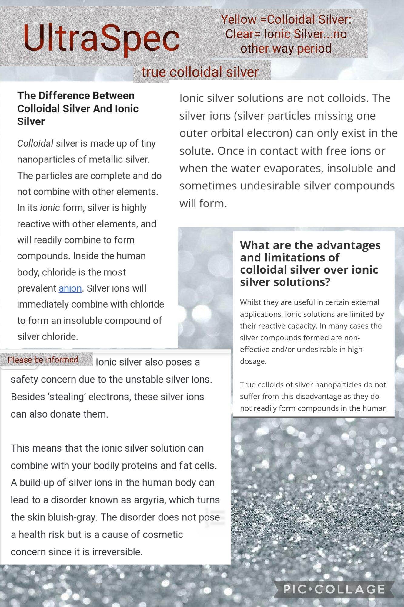 UltraSpec Colloidal Silver Nano 500ml 15-17ppm - Nature's Solutions ...