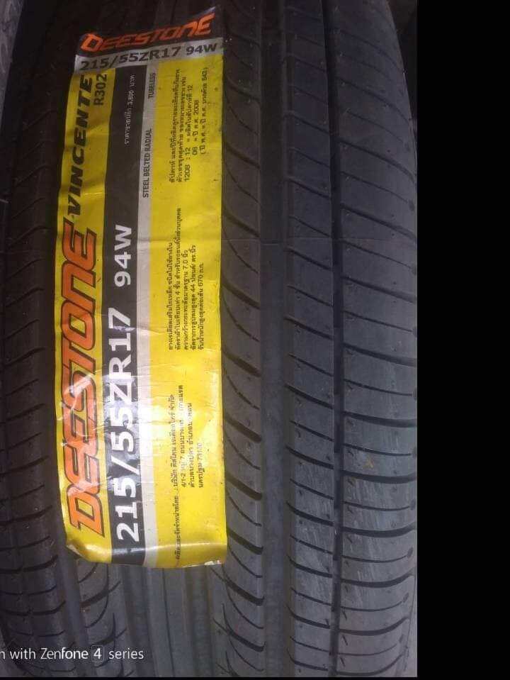 215/55/17 Deestone Vincente R302 ปี2016ขายยกชุด4เส้น3800 - ขายส่งยางโละ ...