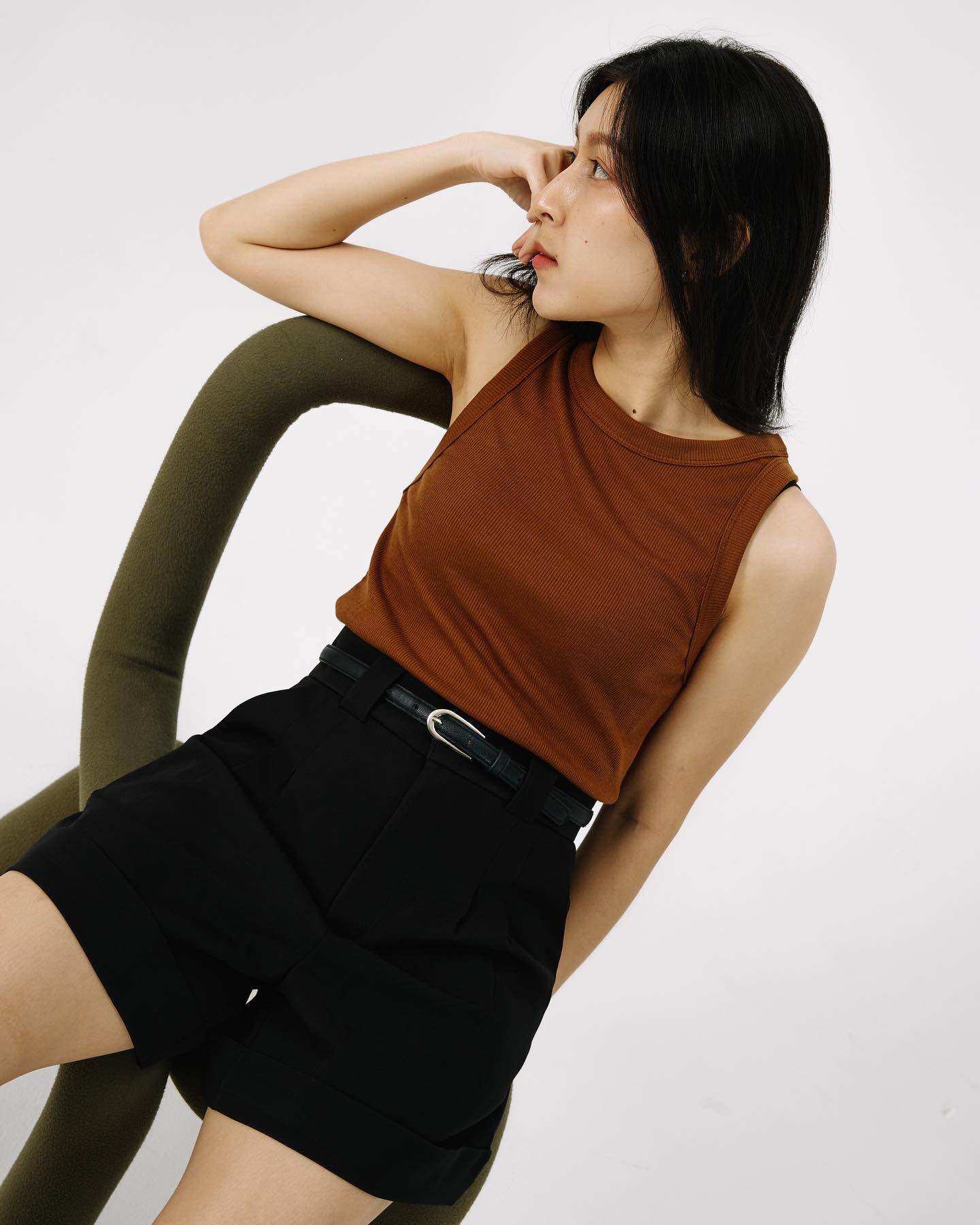 Reily Tank - Cherry Wood เสื้อกล้าม ใส่สบาย | Lazada.co.th