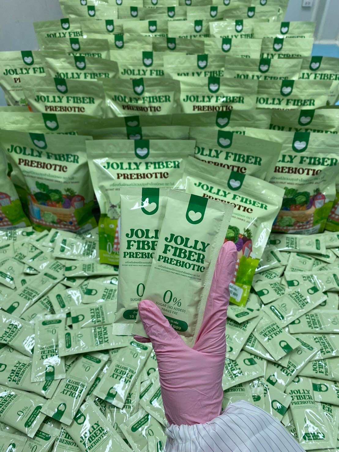 โจลี่ไฟเบอร์ผัก JOLLY FIBER 30ซอง ช่วยเรื่อระบบขับถ่าย ทานง่าย🍏 ...