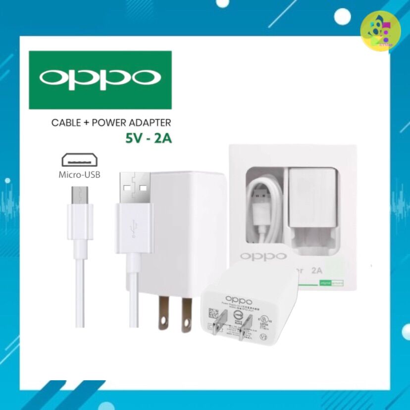 ชุดชาร์จoppo ของแท้ ชุดชาร์จA3S หัวชาร์จ สายชาร์จoppo AdapterMicro Usb ...