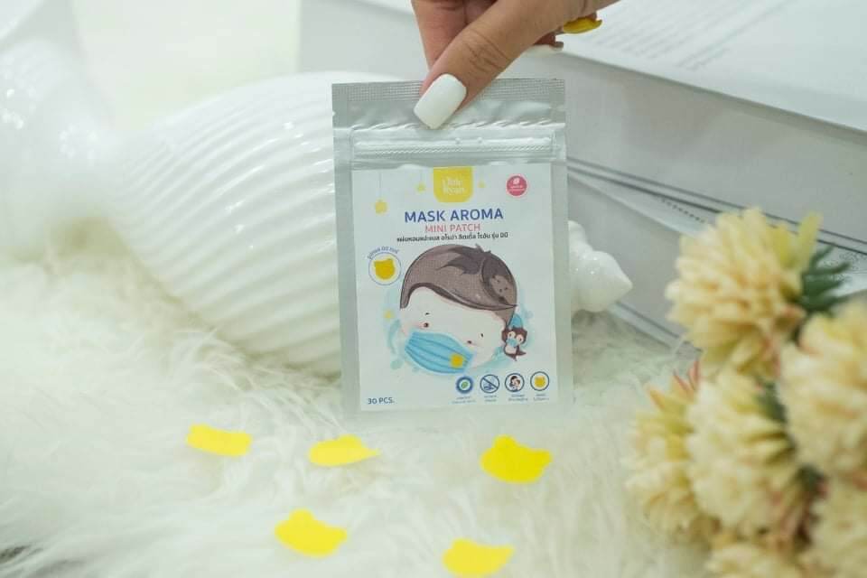 พร้อมส่ง แผ่นหอมติดแมส Little Ryan Mask Aroma Patch (มินิไซส์)30 ชิ้น ...