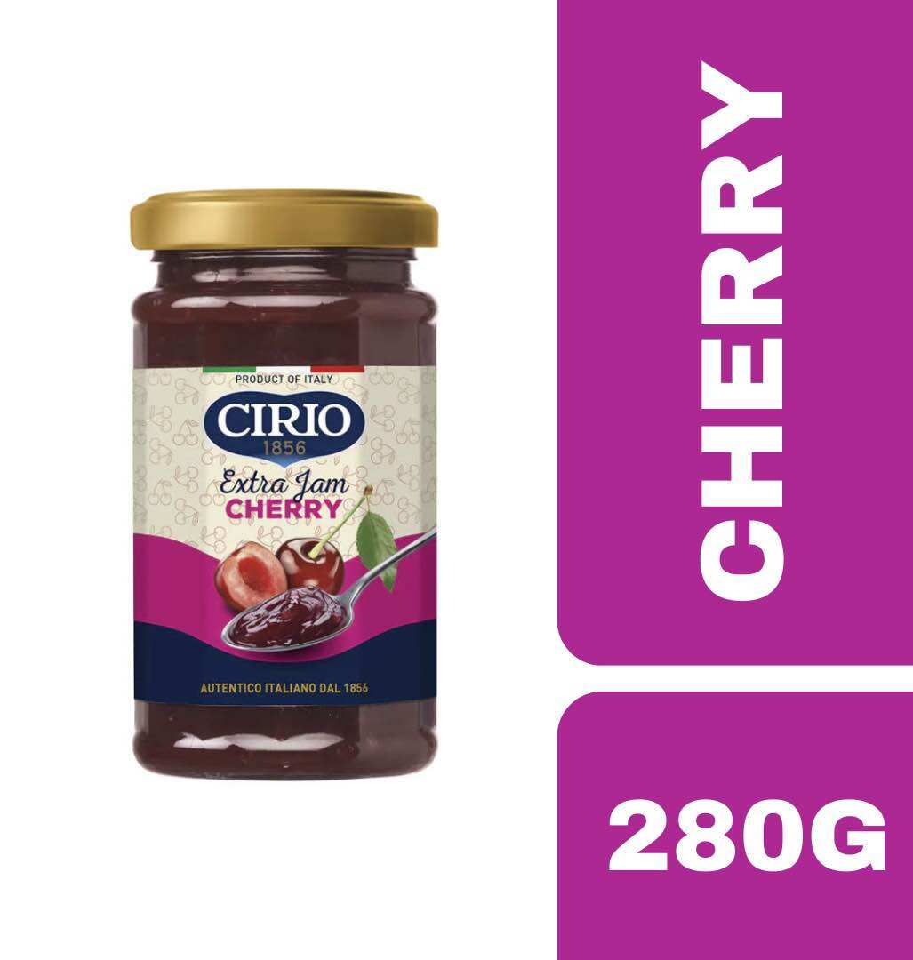 Cirio Black Cherry Extra Jam 280g ซีรีโอ แยมรสเชอร์รี่ 280กรัม - Souky ...