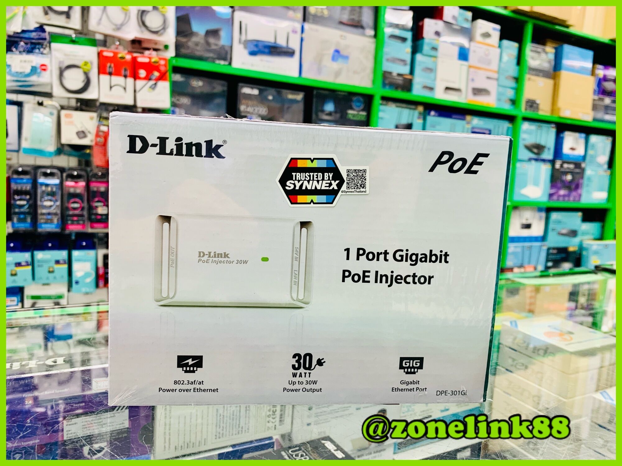 DPE-301GI 1 Port Gigabit PoE Injector | Lazada.co.th