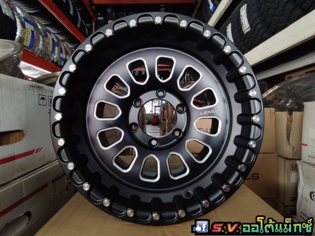 ล้อแม็กซ์ใหม่ Lenso max monster ขอบ16/6H139 กว้าง9’ ET0 (ราคาชุด4วง ...