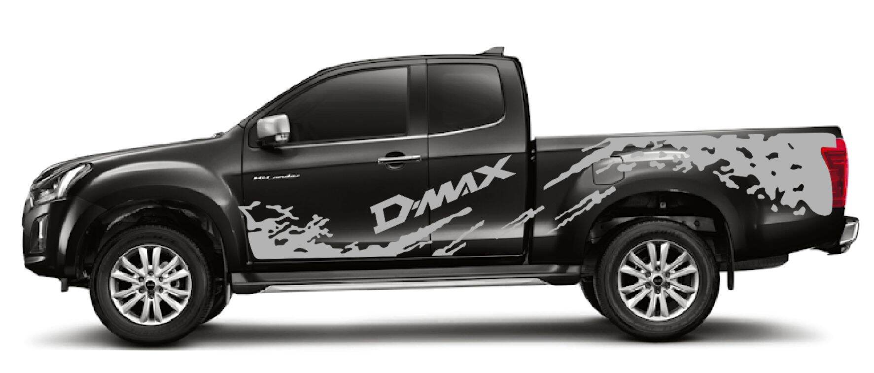 sticker isuzu d-max สติกเกอร์ d-max สติ๊กเกอร์ดีแม็กซ์ ลายข้างกระบะ d ...
