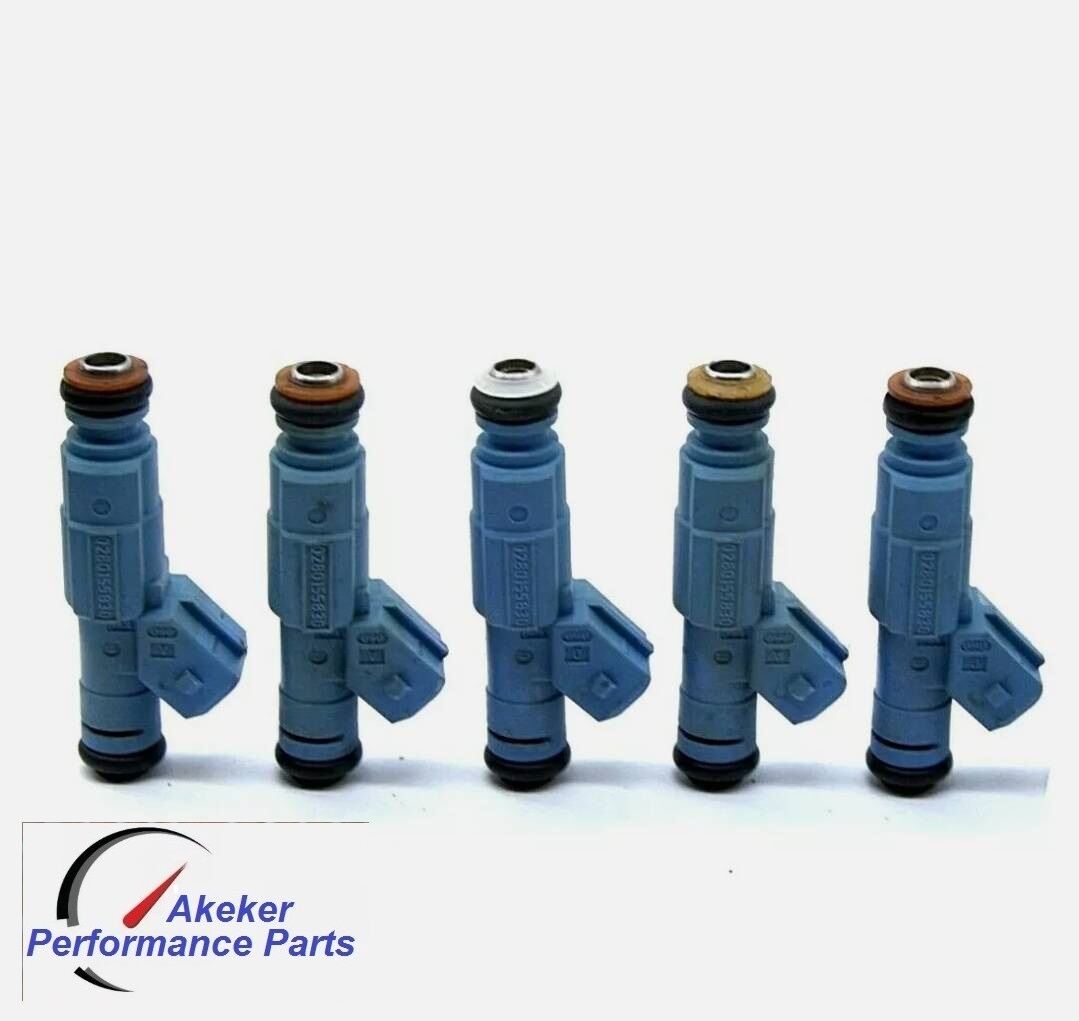 5x VOLVO V70 S70 C70 S60 XC70 S80 2.0-2.5T FUEL INJECTOR SET 0280155830 ...