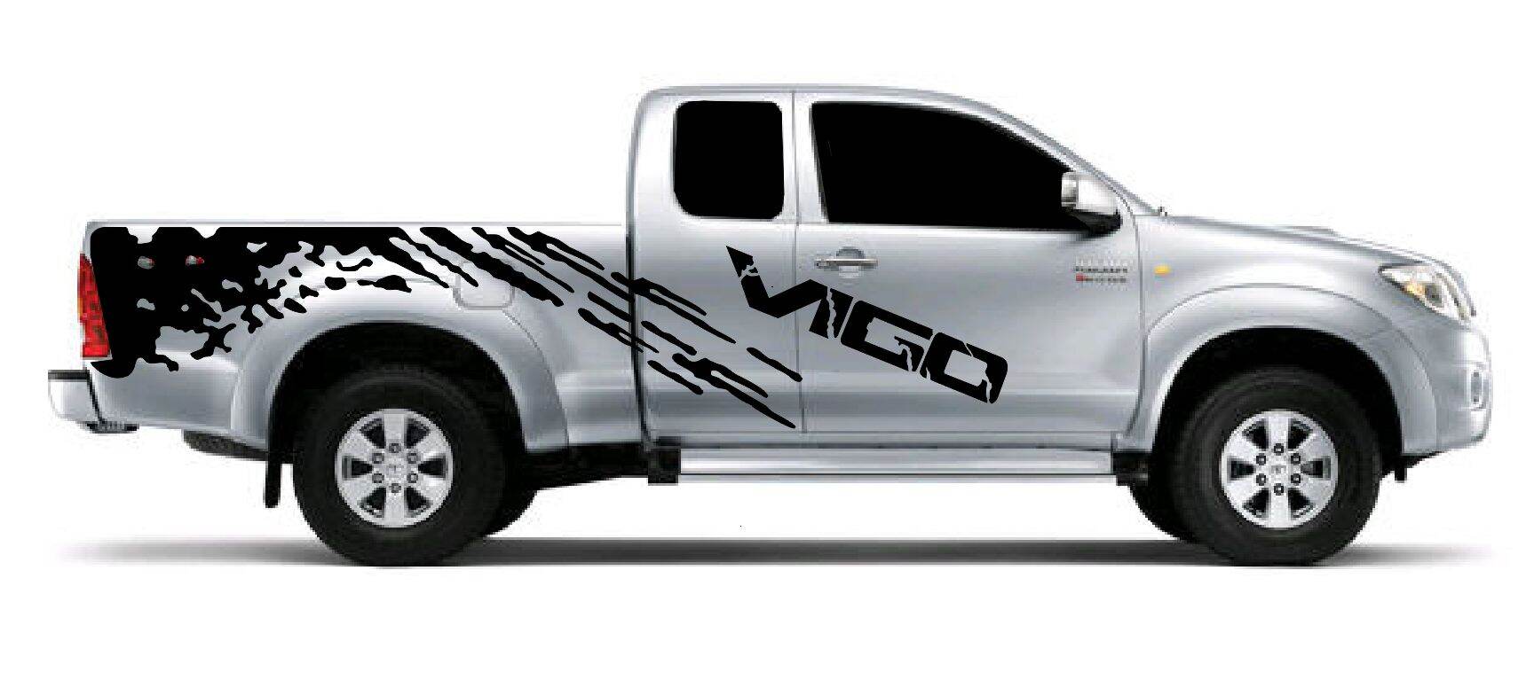 sticker Toyota vigo สติ๊กเกอร์แต่งรถวีโก้ สติ๊กเกอร์รถกระบะvigo ...