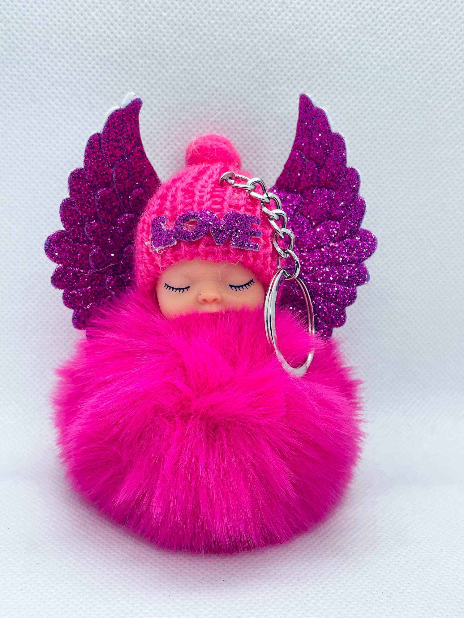 🔥SALE！กระเป๋าพวงกุญแจทารกนางฟ้ามีปีก มีทั้งหมด 12 สี New Angel Baby ...