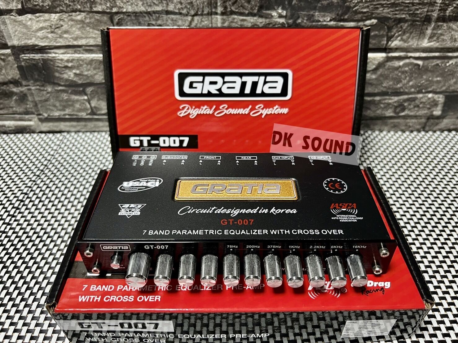 ปรี7แบรน GRATIA รุ่น GT-007 ปรี 7แบรน งานแท้ เสียงดี เครื่องเสียงรถยนต์ ปรีแอมป์ รุ่น GT-007 ...