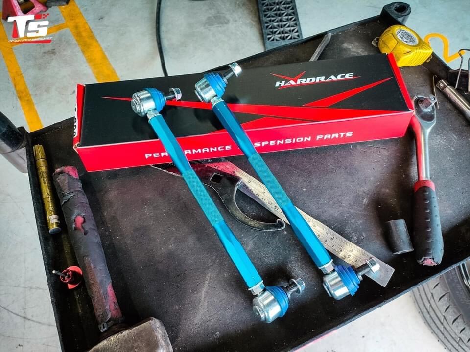 ลูกหมากกันโคลงปรับได้ Hardrace สำหรับเก็งทุกรุ่น กระชับ แน่น หนึบ ...