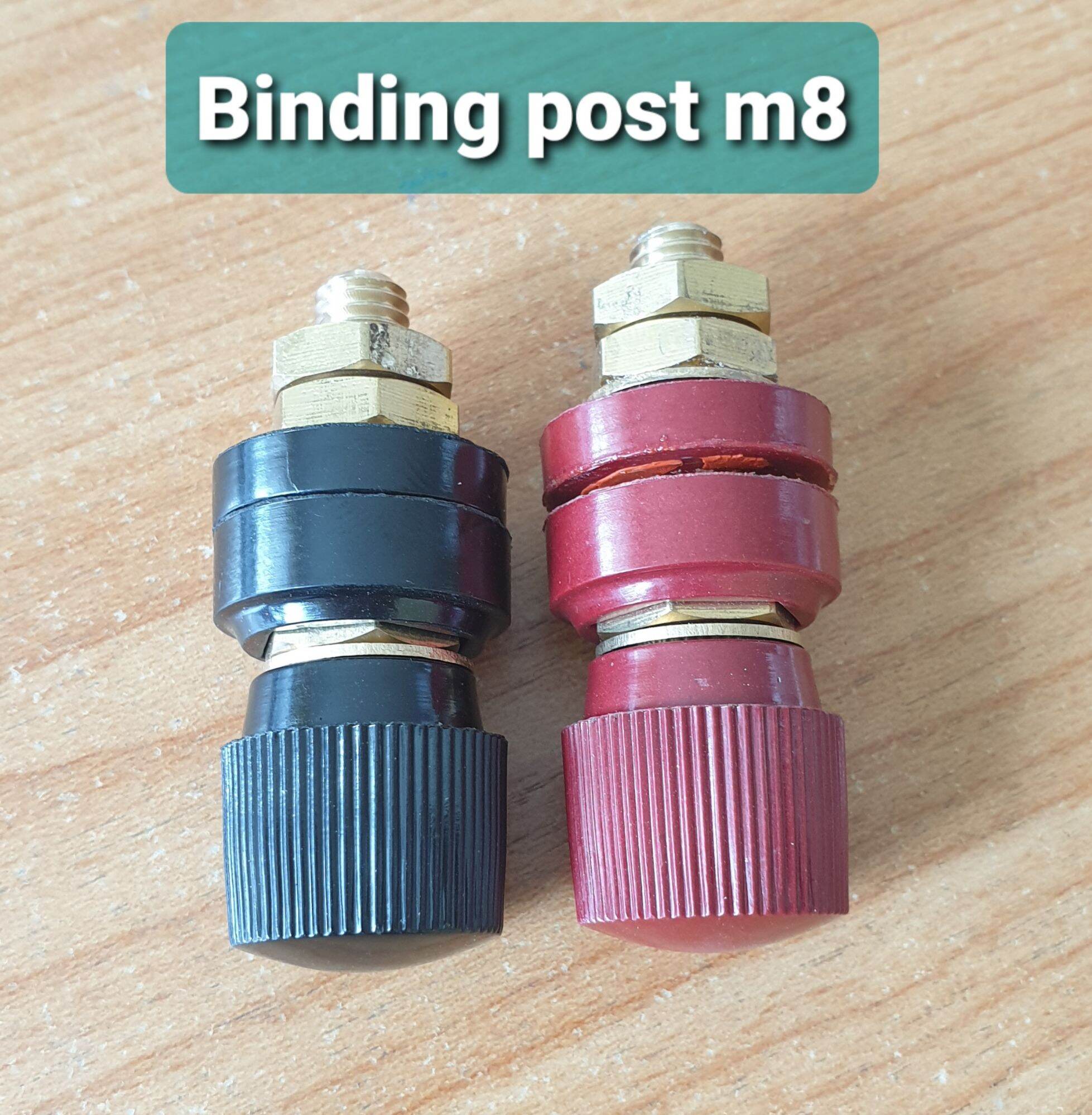 Binding post terminal เทอร์มินอล ข้้วแบต ขั้วลำโพง M8 น้อตเบอร์ 14 ขาย ...