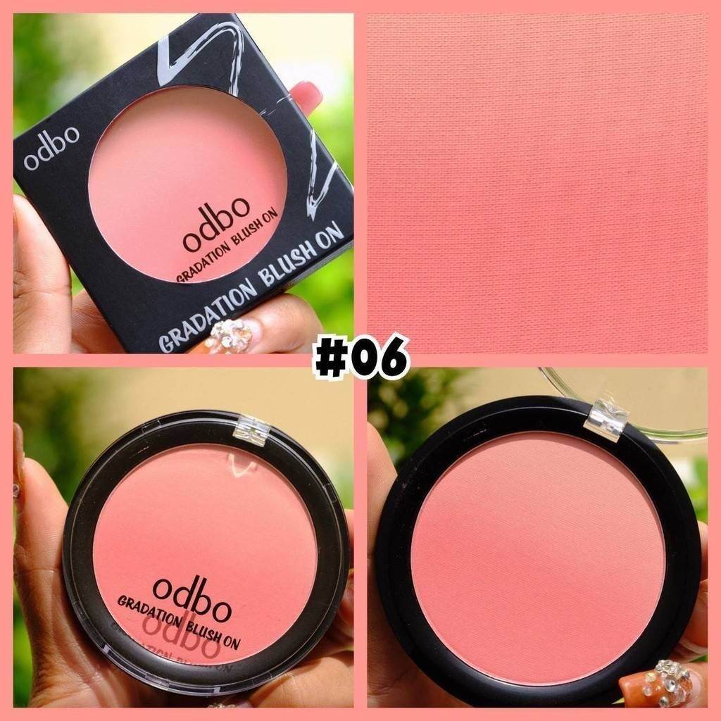 ODBO GRADATION BLUSH ONบลัชออนไล่โทนสี ให้สีสวยเป็นธรรมชาติODBO ...