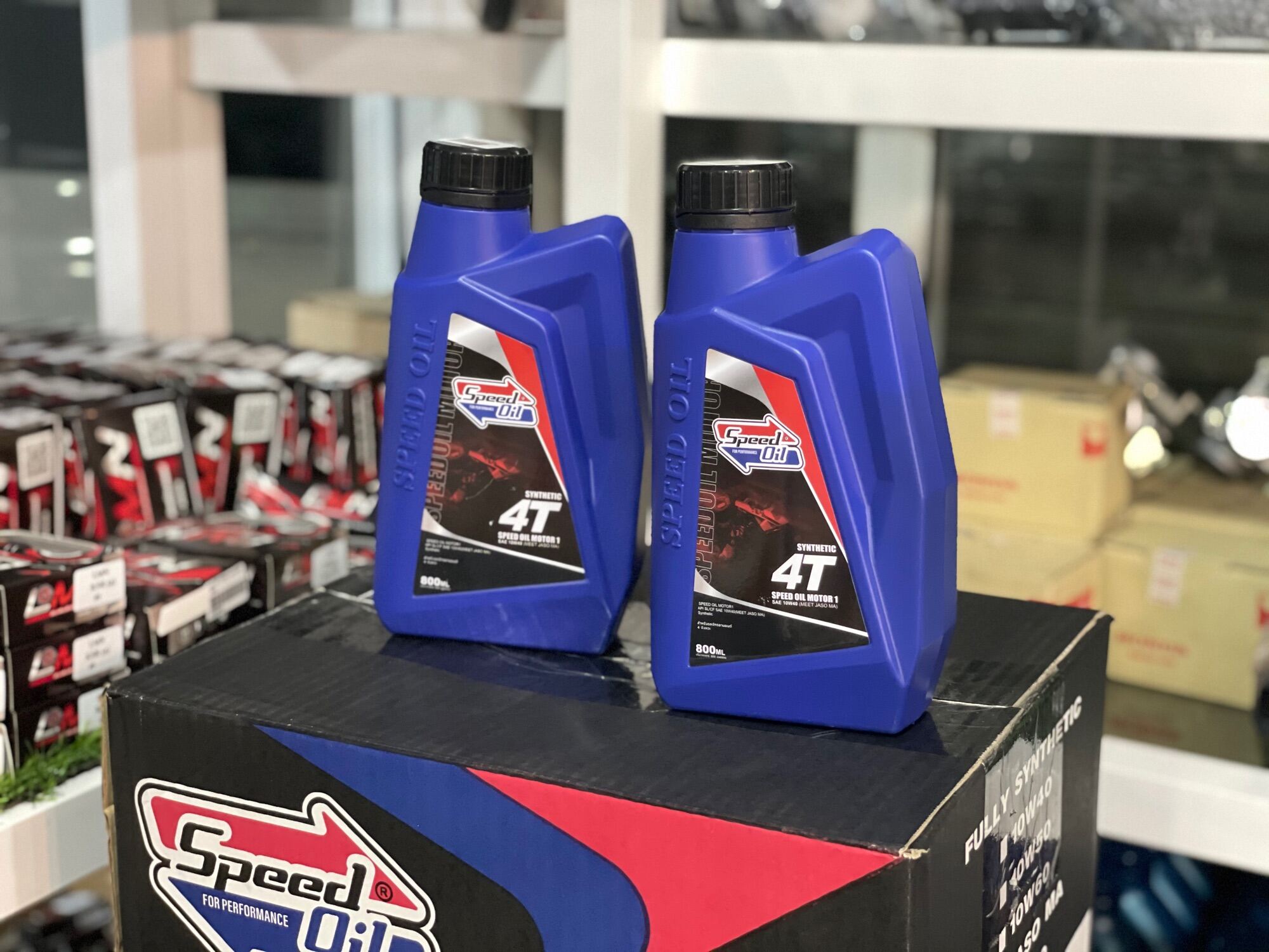 Speed oil น้ำมันเครื่องสังเคราะห์แท้ 4T - LMN - ThaiPick