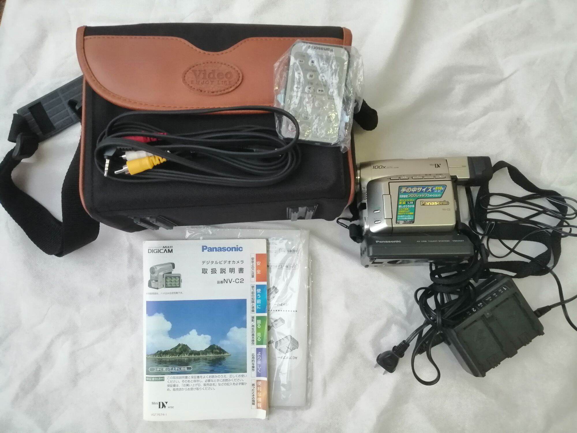 กล้องวีดีโอ panasonic nv-c2 ระบบntsc ใช้เ้ทปmini dv ทำงานเต็มระบบ (ไม่ ...