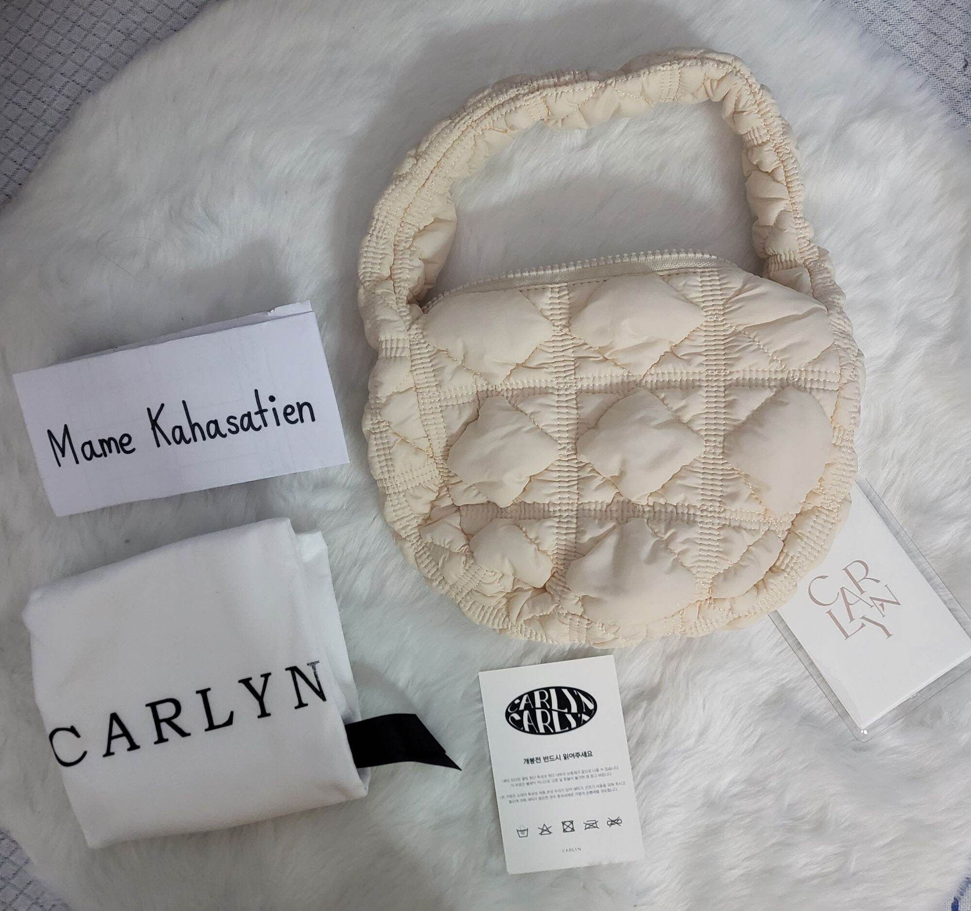 พร้อมส่ง carlyn soft mini สี ivory #ของแท้100%#carlyn | Lazada.co.th