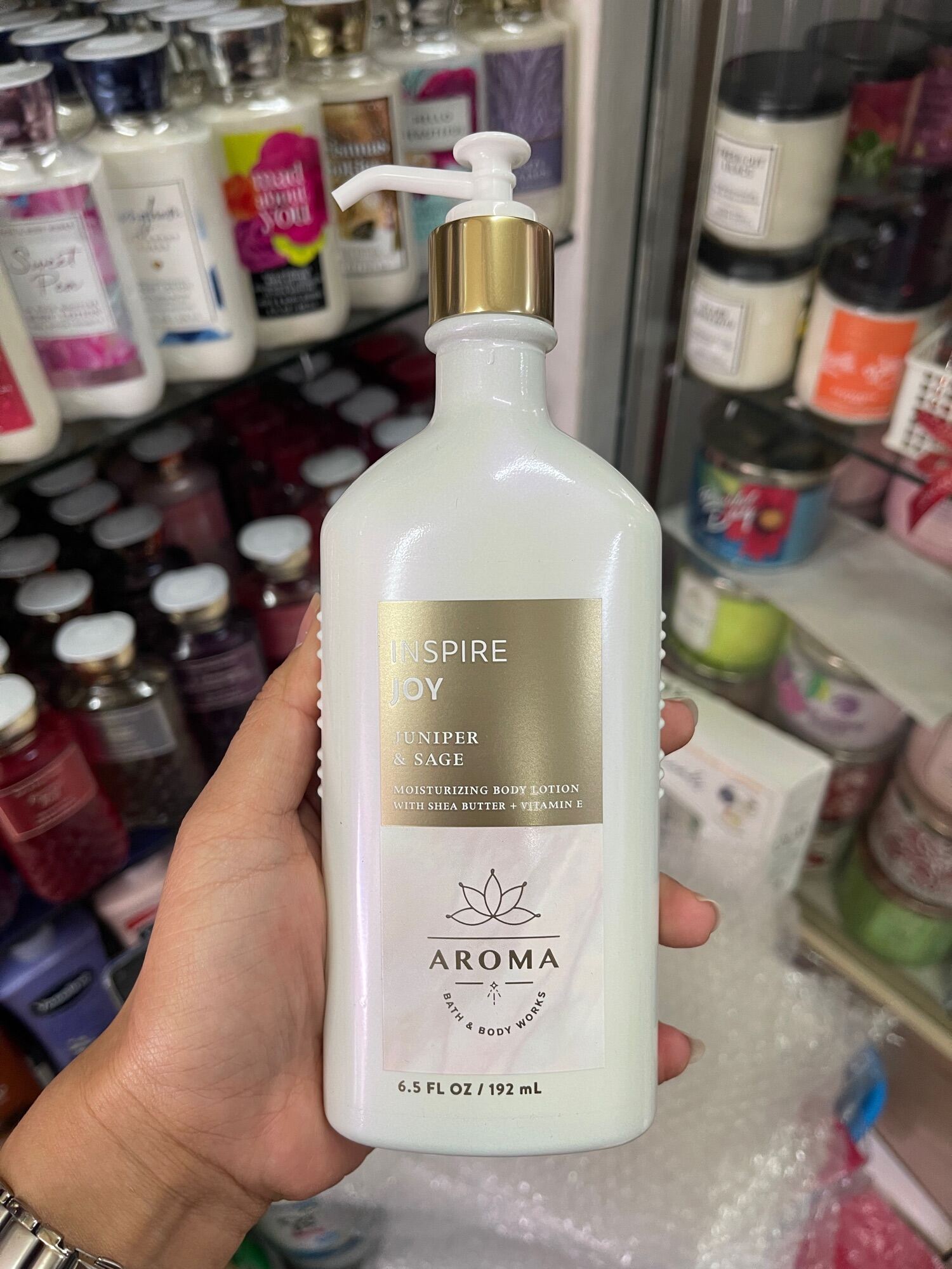 Bath And Body Works Aromatherapy Inspire Joy Juniper And Sage Body Lotion