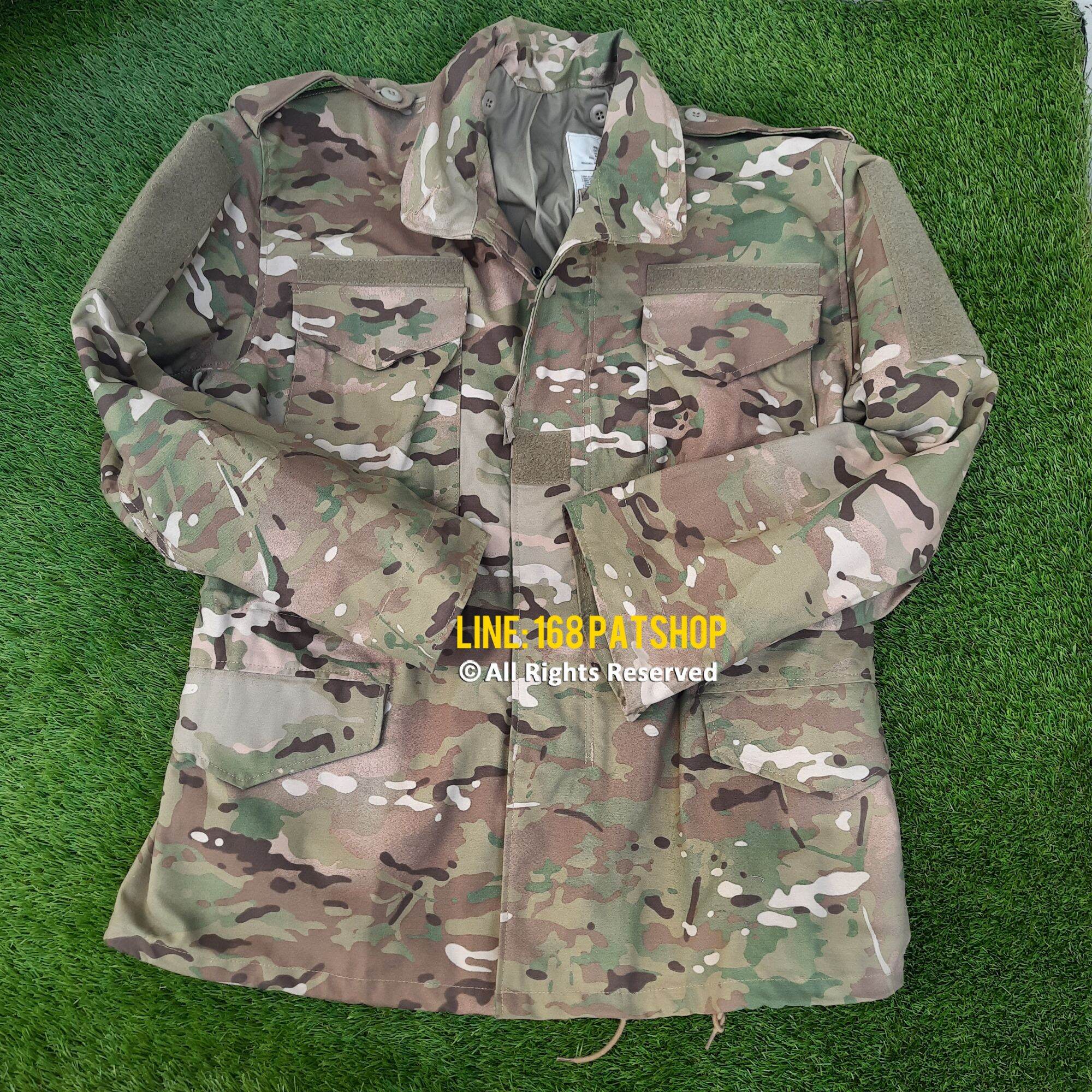 เสื้อแจ็ตเก็ต M65 ลายพรางมัลติแคม มีsize S เท่านั้น - 168Patshop - ThaiPick