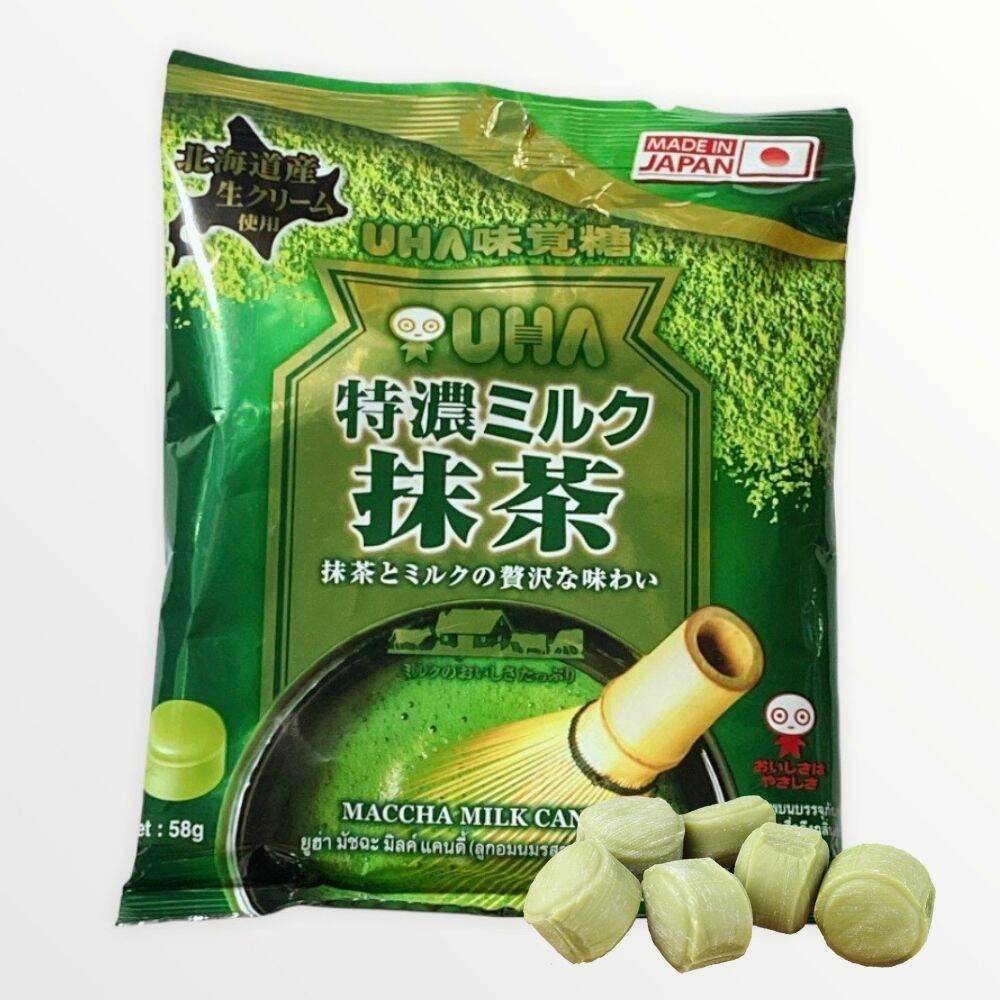 ยูฮ่า ลูมอมนมมัทฉะ UHA Matcha Milk Candy 58g. | Lazada.co.th
