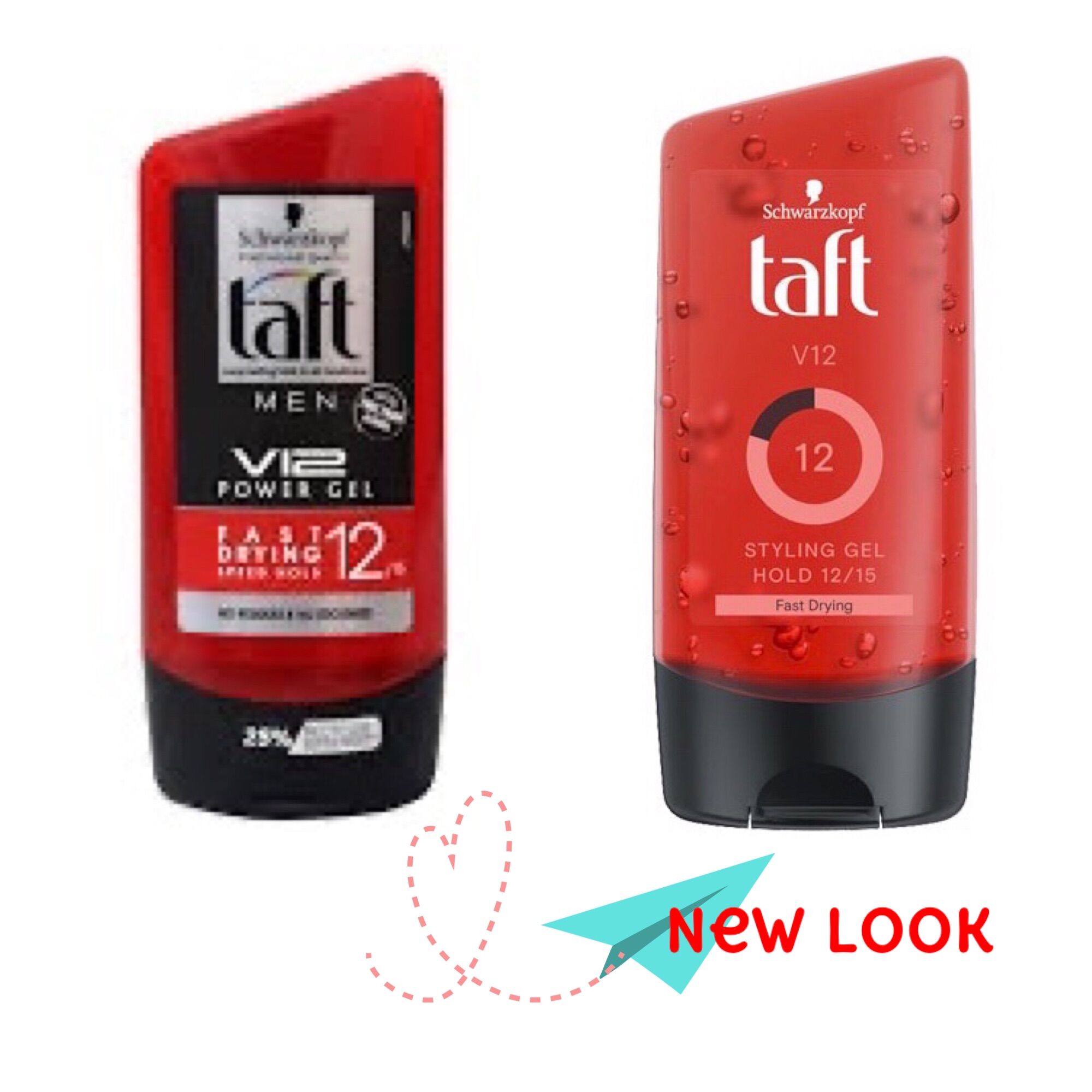 Schwarzkopf MEN SUCCESS No.50 NATURAL BROWN + Taft Power Wax ชวาร์สคอฟ เมน ซัคเซส น้ำตาลธรรมชาติ ...