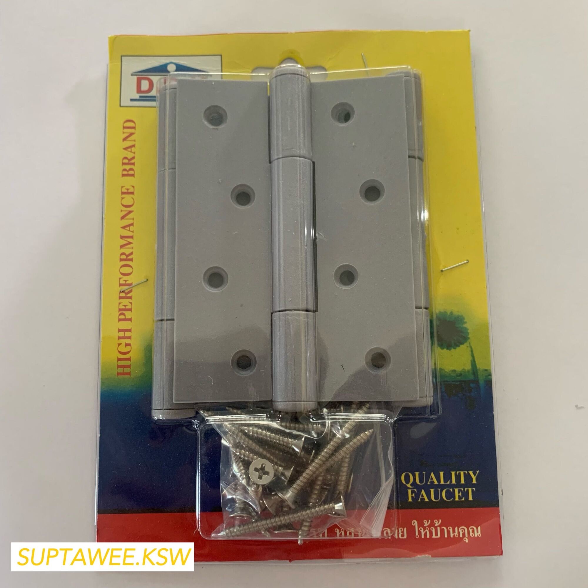 บานพับพลาสติก ขนาด 4” สีครีม สีเทา พร้อมสกรู | Lazada.co.th