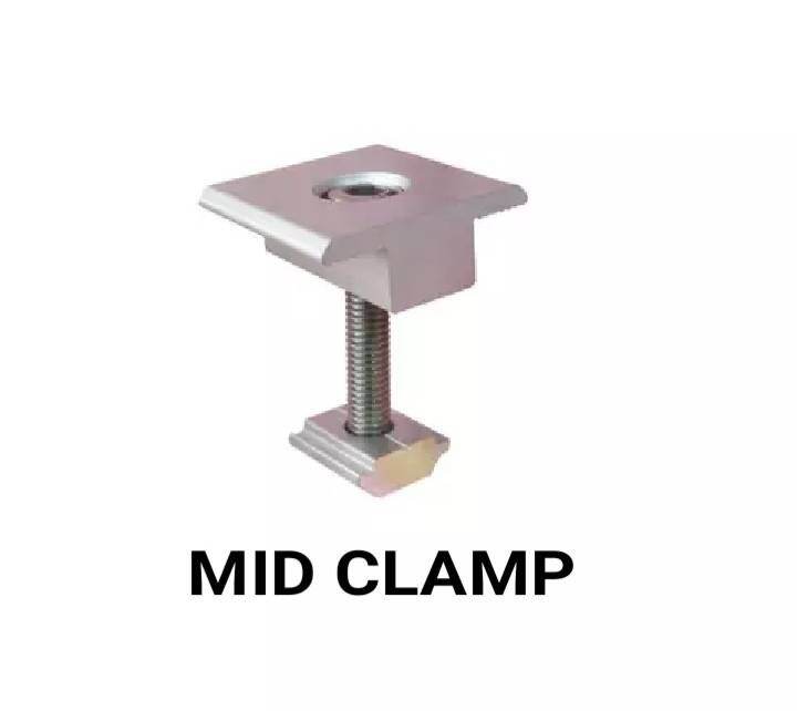อุปกรณ์ยึดแผงโซล่าเซลล์ Aluminum END CLAMP & MID CLAMP 40mm | Lazada.co.th