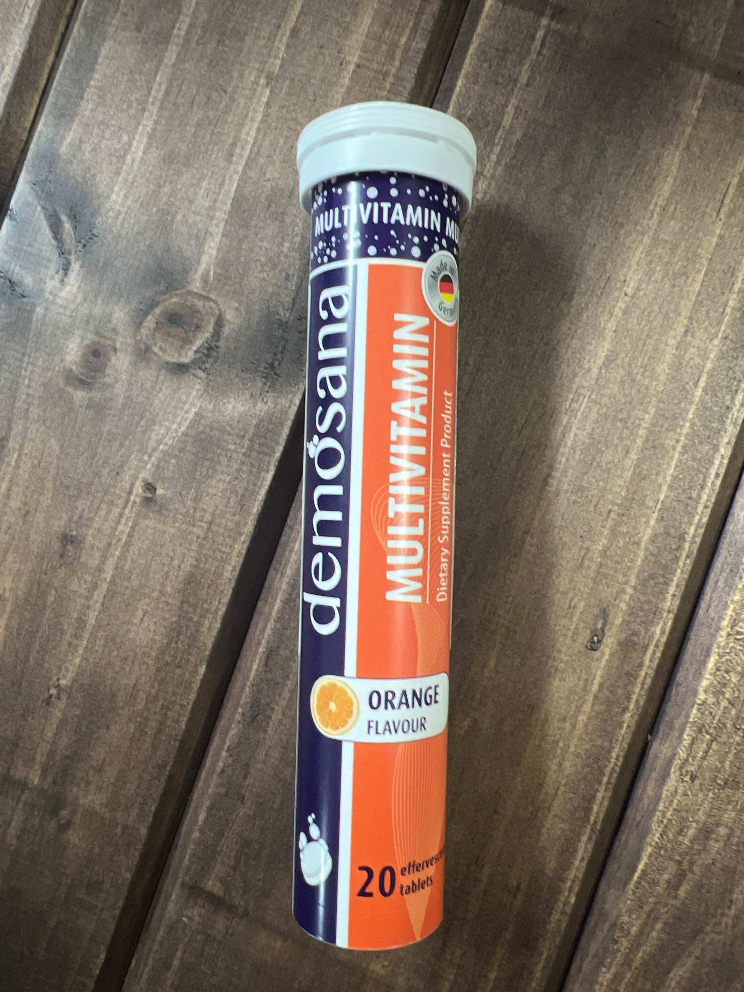 มัลติวิตามิน วิตามินรวม ดีโมซานา รสส้ม Demosana Multivitamin Orange ...
