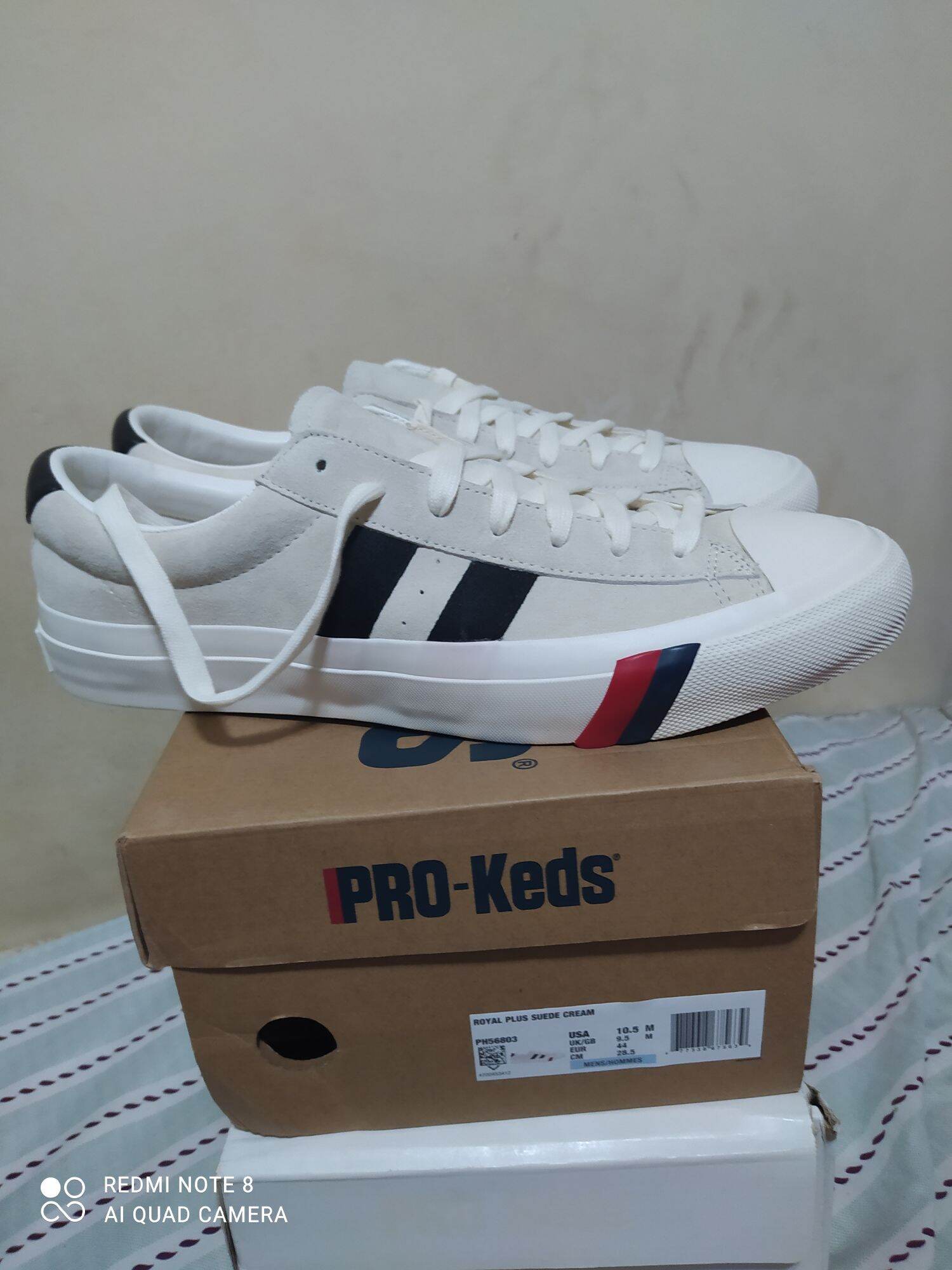 Pro keds royal plus suede cream | Lazada.co.th