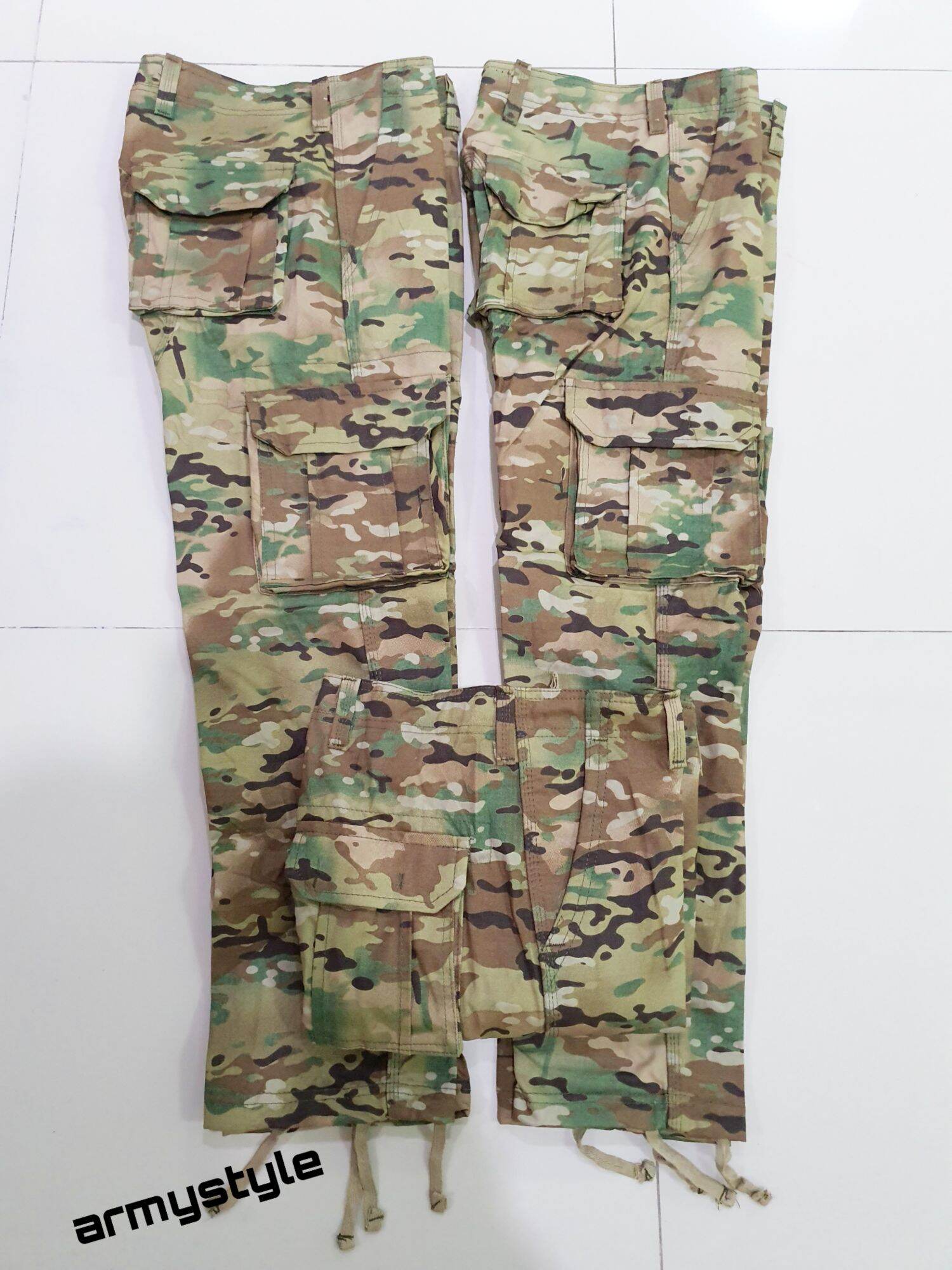 กางเกงทหารขายาว ลายMulticam usกาง สินค้าใหม่ พร้อมส่งเอว28ถึง38นิ้ว | Lazada.co.th
