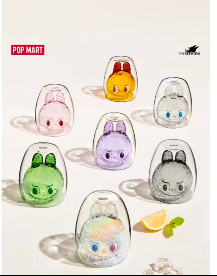 แก้วลาบูบู้ ของแท้100%จากPopmart แกะเช็คการ์ด พร้อมส่ง