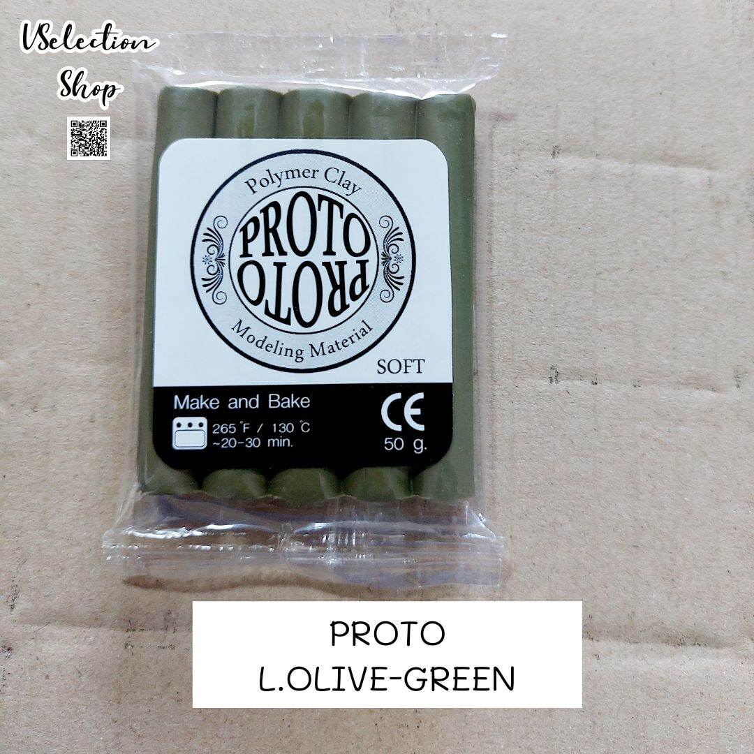 🔥ล้างสต๊อก🔥 🌈ดินโพลิเมอร์ ดินปั้น ดินอบ PROTO Polymer Clay🌟 Earth tone ...