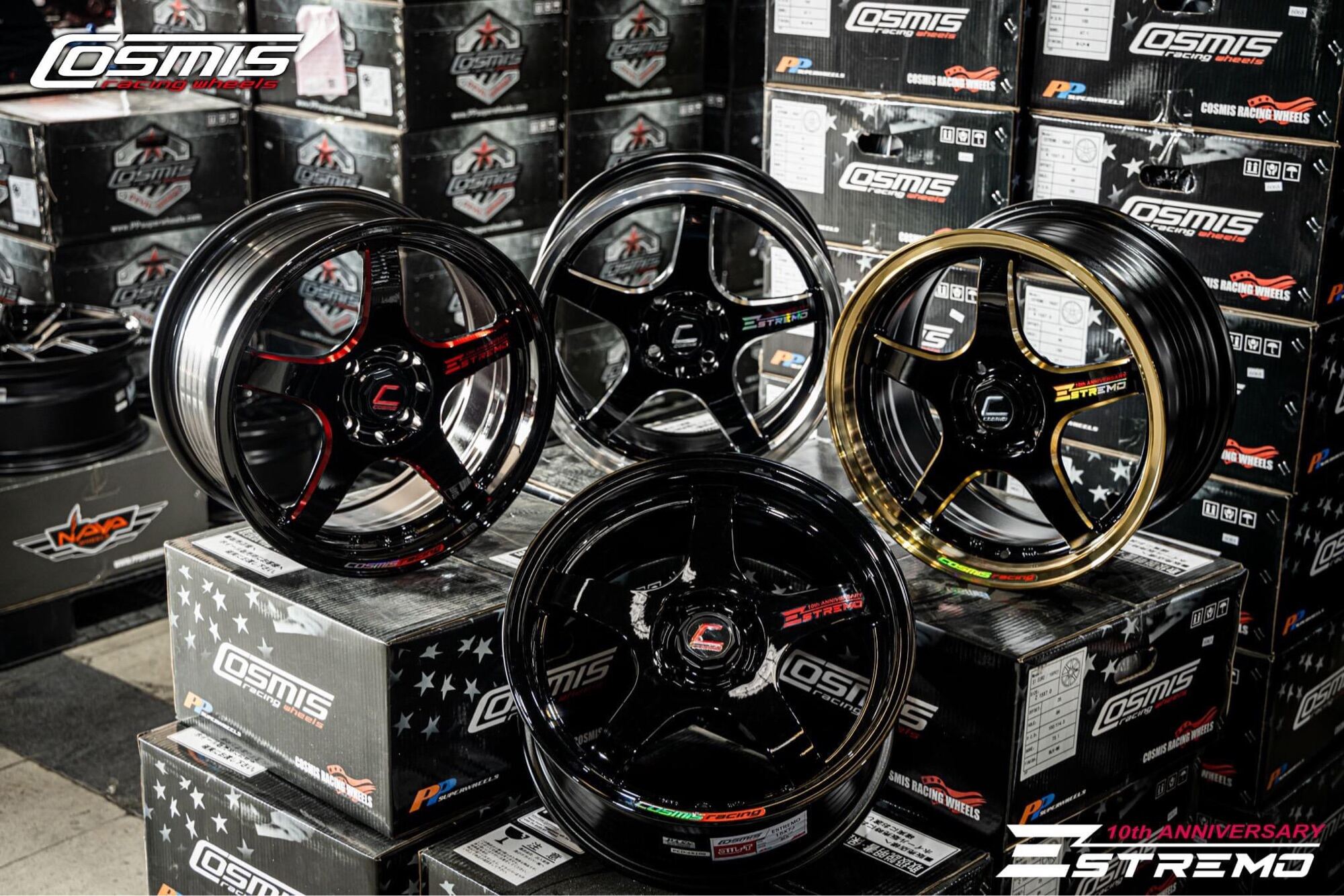 ล้อแม็กซ์ เข้าใหม่ Cosmis estremo ขอบ15 4 รู 100 สวย หรู สปอร์ต อย่างมี ...