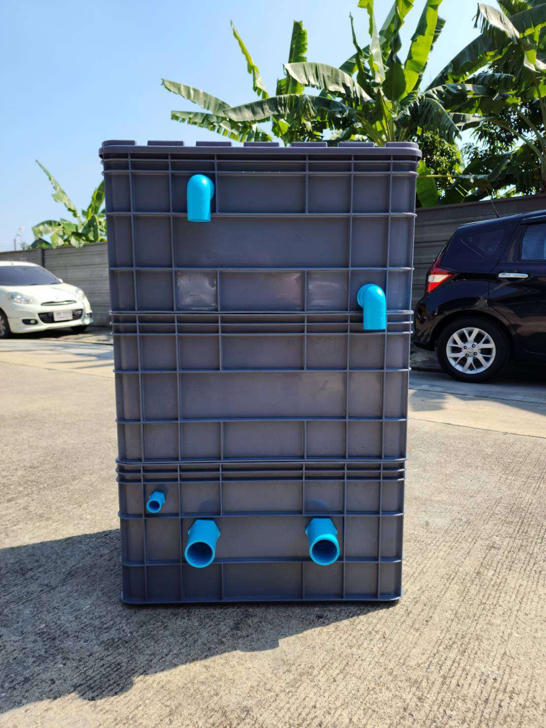 ชุดกรองบ่อปลา Koii Filter Box น้ำออกท่อ (ไซค์ L รองรับบ่อขนาดตั้งแต่ 1 ...