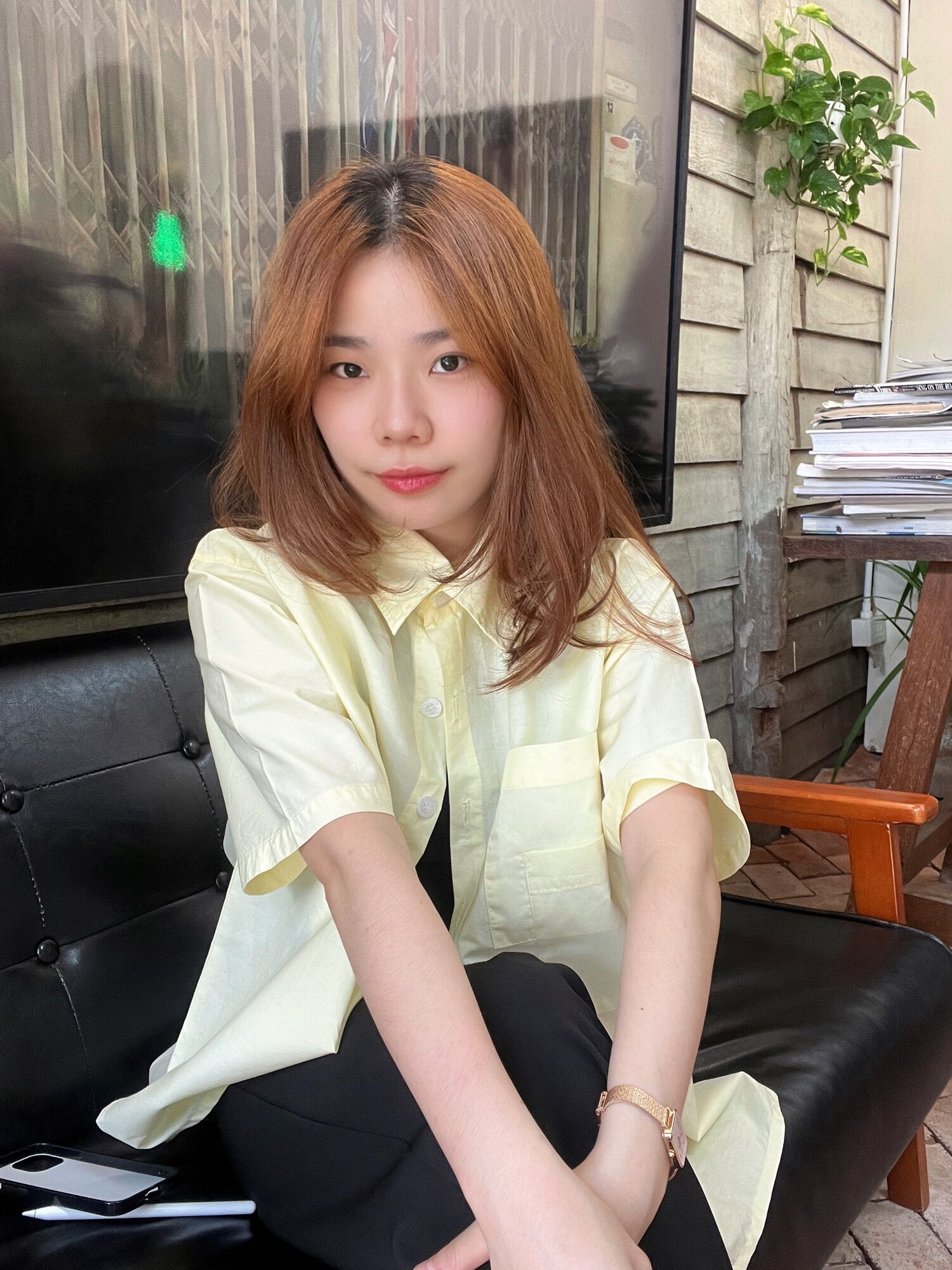 zeling CLAIRE SHIRT in 3 colors (Lemon Chiffon🌻) เสื้อเชิ้ต รุ่นแขนสั้น ...