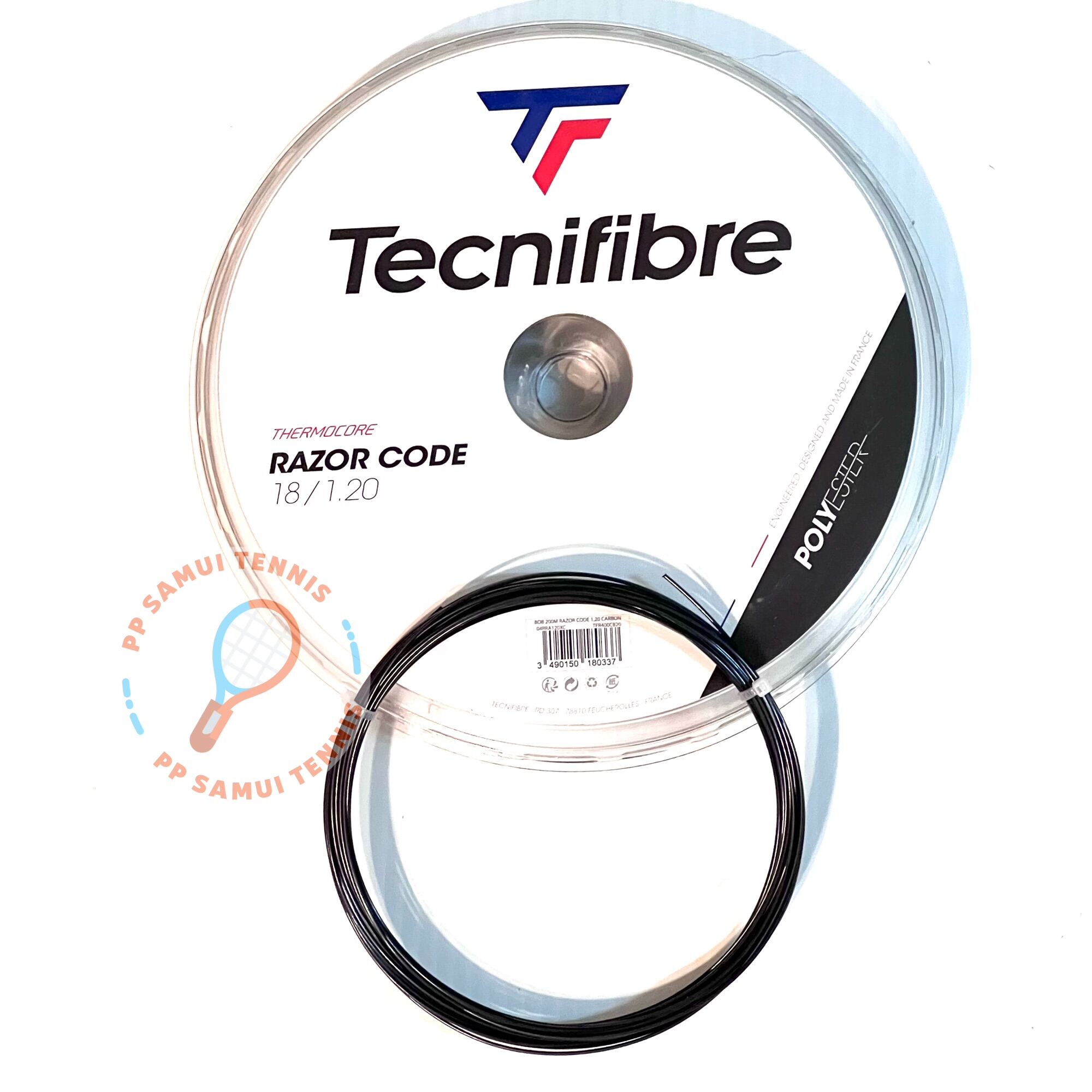 เอ็นเทนนิส tennis string Tecnifibre Razor code 12 เมตร ของแท้ พร้อมส่ง ...