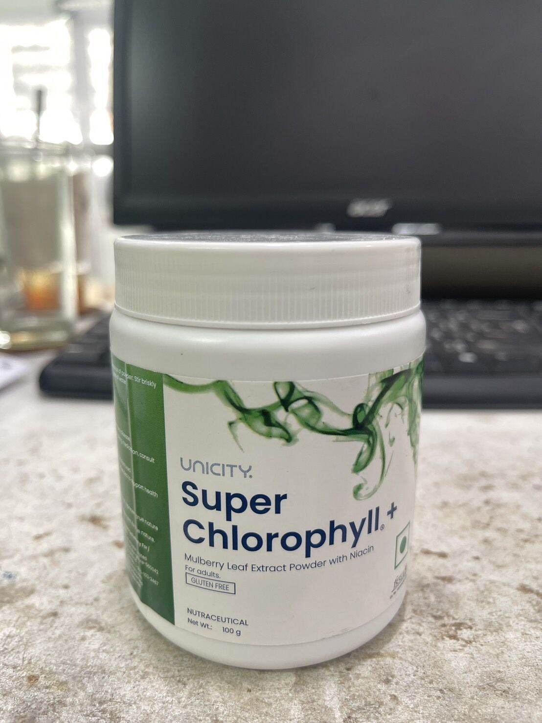 คอลโรฟิลล์Chlorophyll Powder Unicity 100g .ฉลากต่างประเทศ | Lazada.co.th