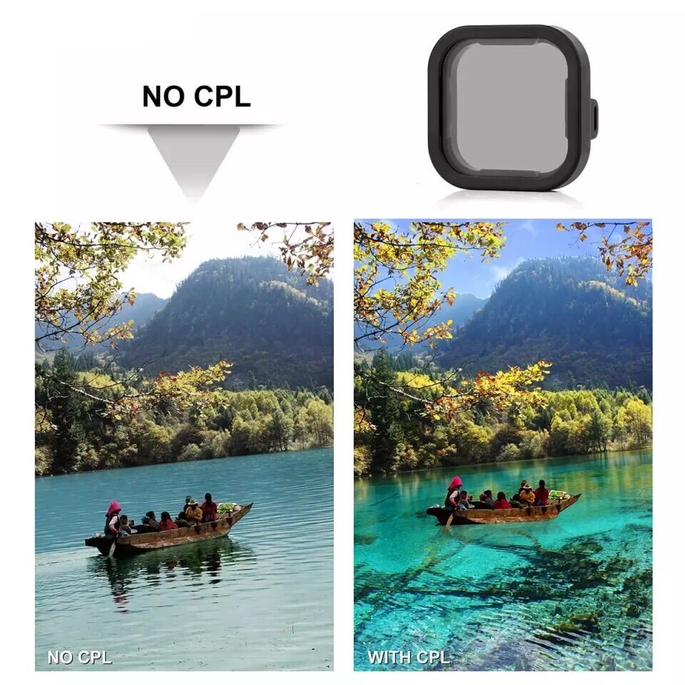 CPL ND8 ND16 ND32 Red Magenta Filter for GoPro Hero 10 9 Black Red ...